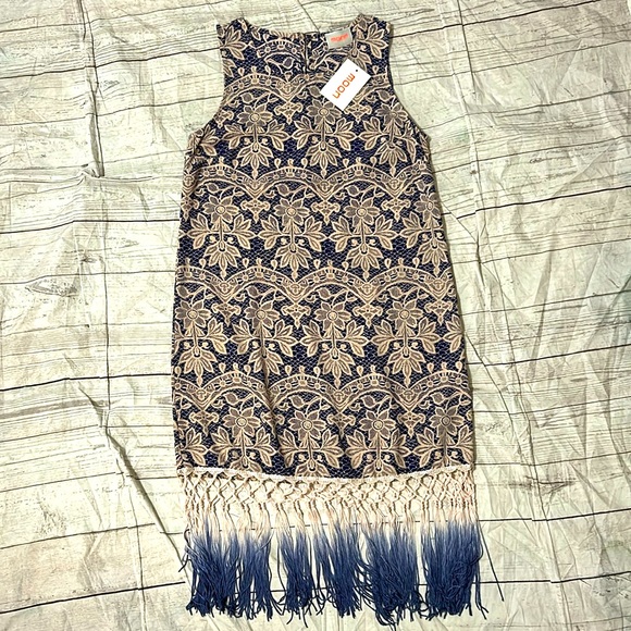 Moon | Dresses | Nwt Moon Boho Fringe Dress | Poshmark